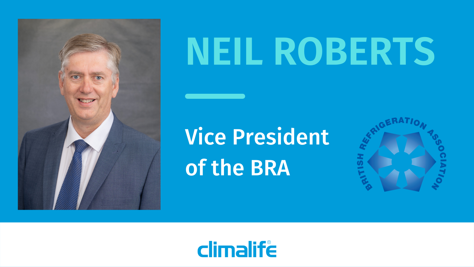 Climalife UK - Neil Roberts is voted the Vice President of the BRA